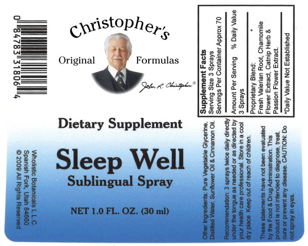 Sleep Well Spray – Life Balm