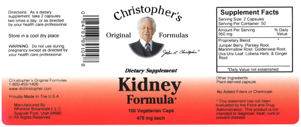 Kidney Formula Capsule – Life Balm