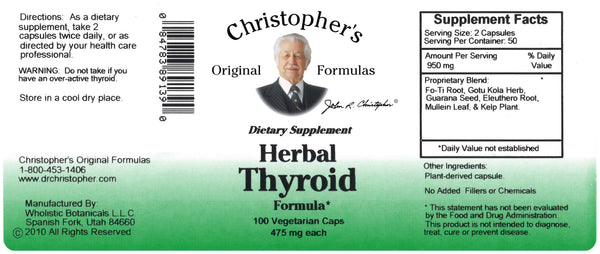 Herbal Thyroid Capsule – Life Balm